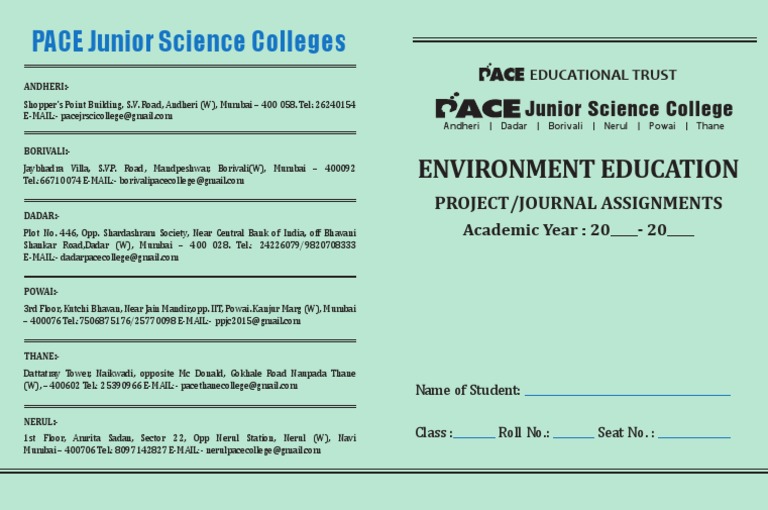 Pace - Environment Education - Previous Color | PDF | Career & Growth