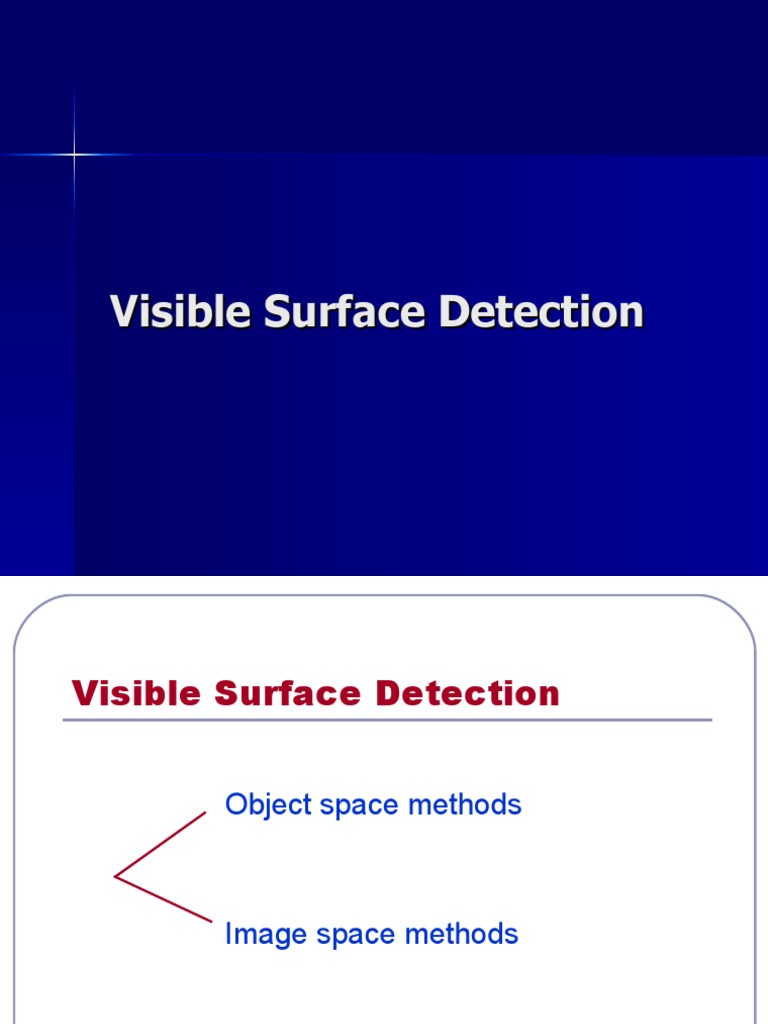 Computer Graphics - Visible Surface Detection | PDF | Computing ...