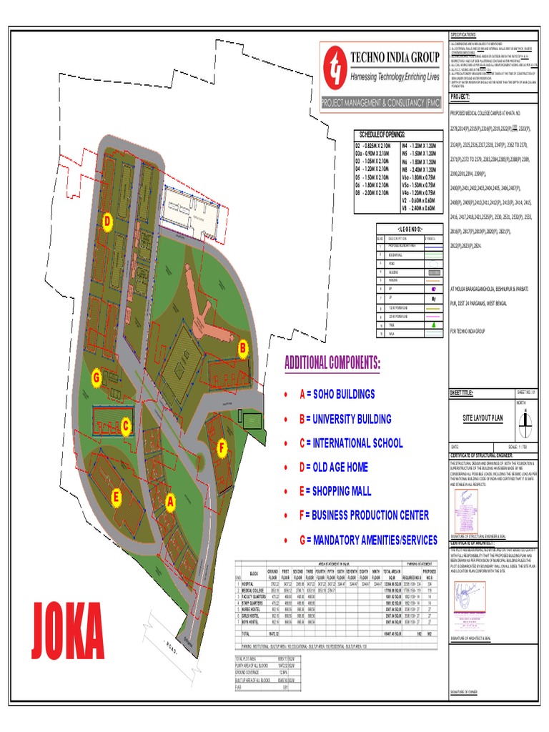 Joka Soho+Master Plan-Model - Saptarshi | PDF | Economic Sectors ...
