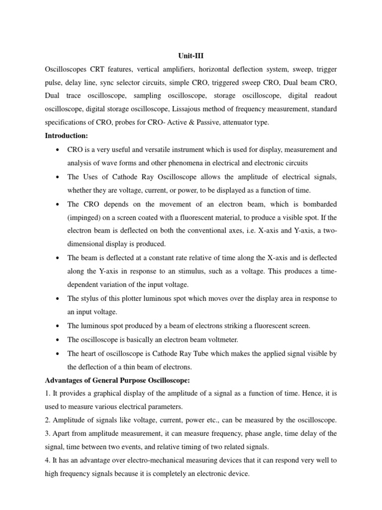 Unit III Notes | Descargar gratis PDF | Amplifier | Vacuum Tube Unit III Notes | Descargar gratis PDF | Amplifier | Vacuum Tube