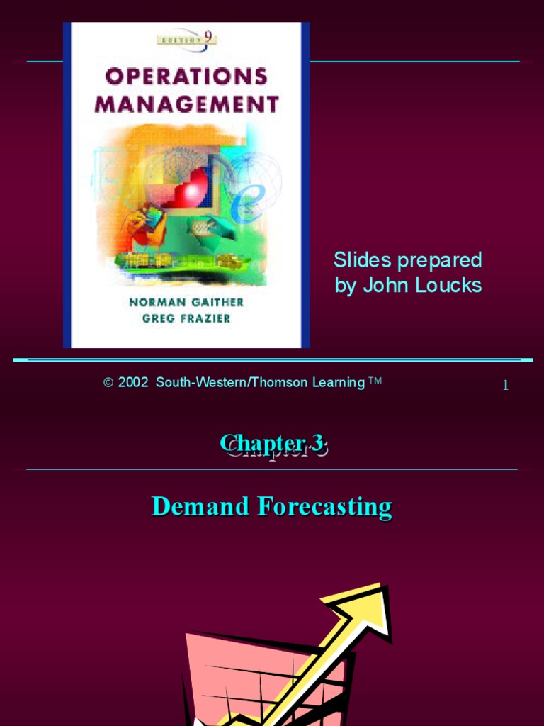Slides Prepared by John Loucks | PDF | Moving Average | Forecasting