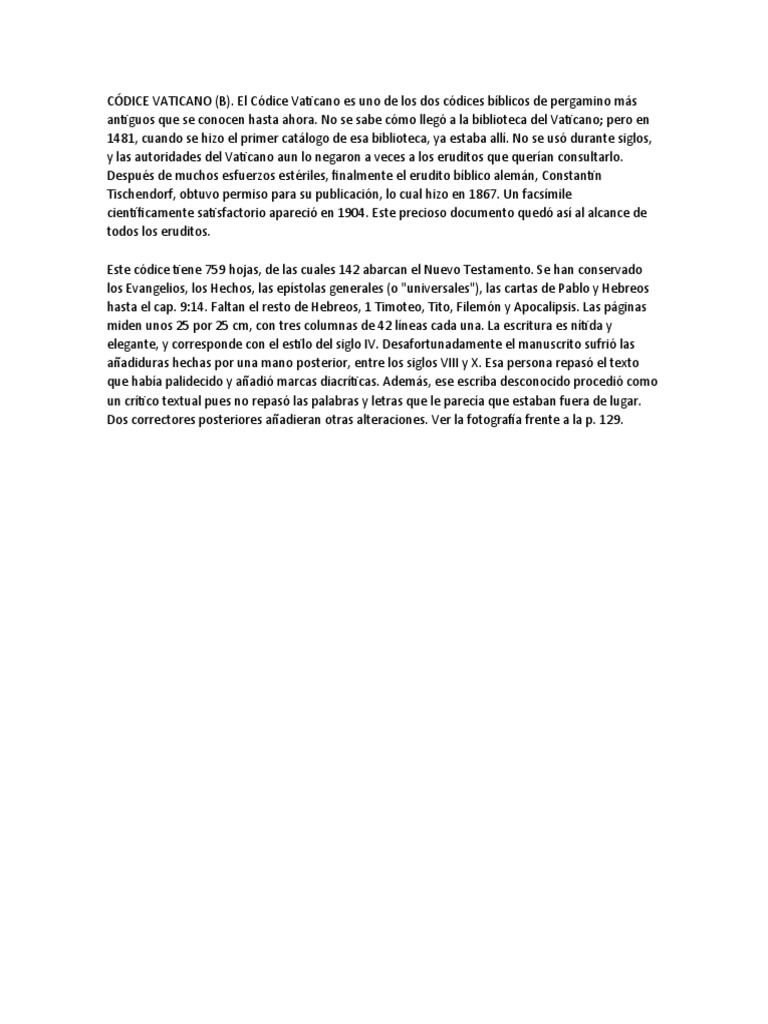 Códice Vaticano: Historia y Contenido | PDF | Ciencias sociales | Arte