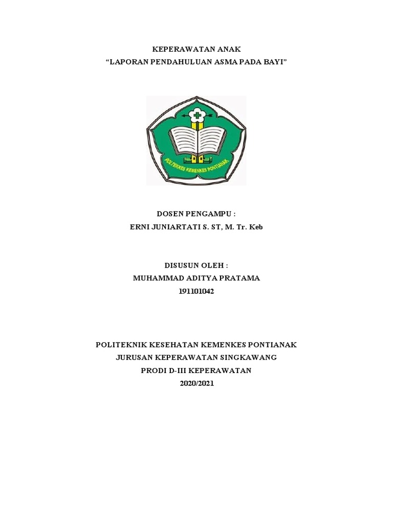 Laporan Asma pada Bayi: Diagnosis dan Perawatan | PDF | Sains & Matematika