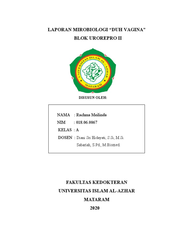 Rachma Meilinda (018.06.0067) Laporan Mikrobiologi | PDF | Ilmu Sosial | Kesehatan Holistik