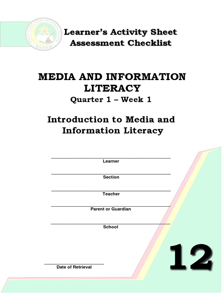 Media Literacy for Grade 12 Students | PDF | Media (Communication ...