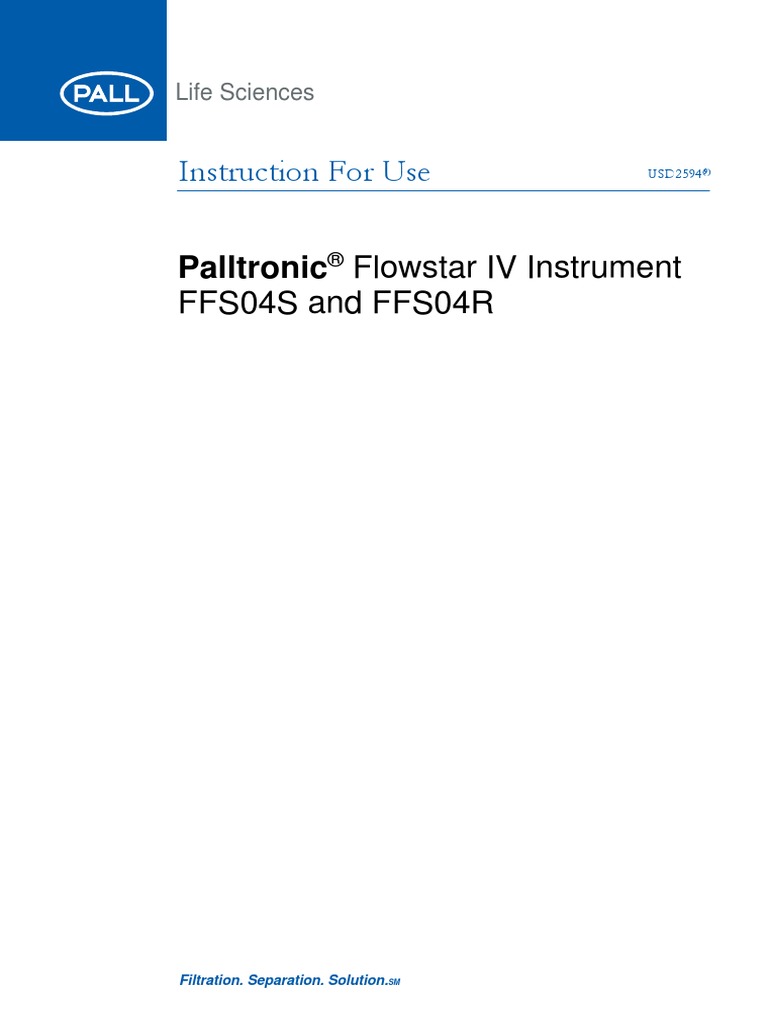 Usd2594 9 Palltronic Flowstar IV Ifu en | PDF | Computer Network ...