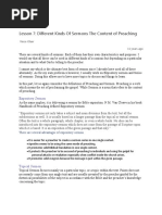 Types of Sermons Explained: A Guide | PDF | Expository Preaching | Sermon