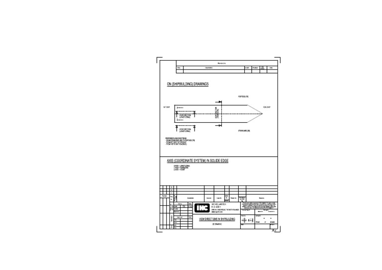 On (Shipbuilding) Drawings: View Directions in Shipbuilding | PDF ...