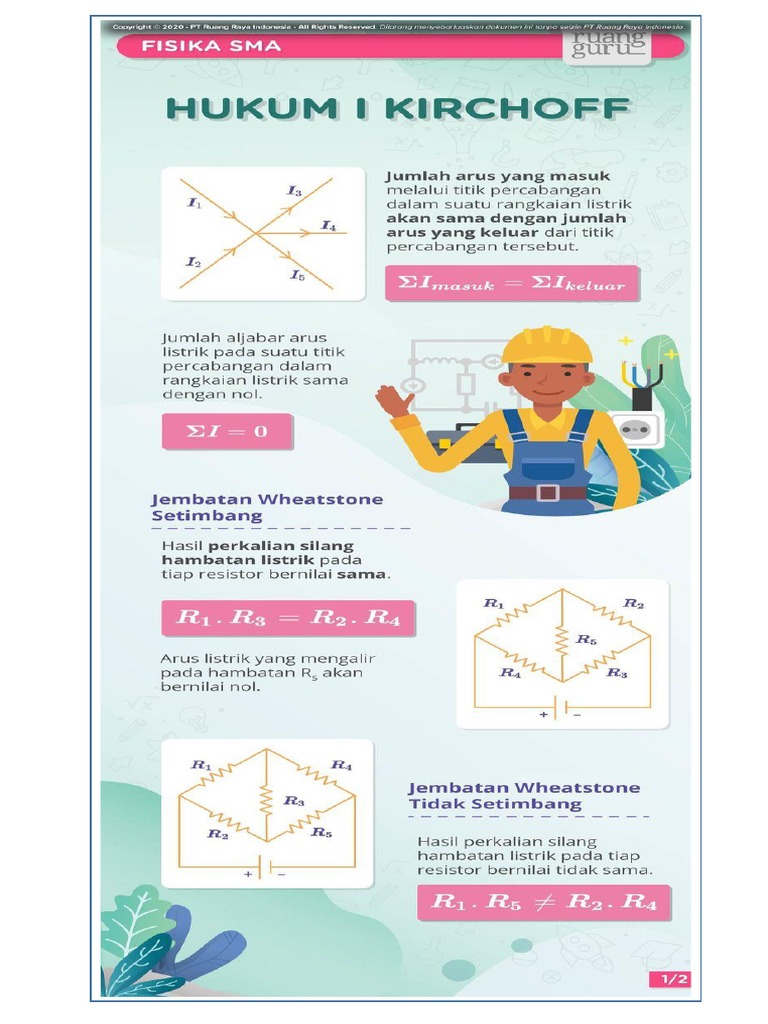 B. MATERI - HK Kirchoff, Energi Dan Daya Listrik-Dikonversi | PDF