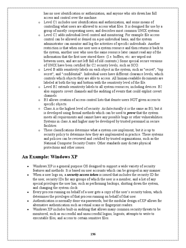 Operating Systems Lecture Notes-14 | PDF | Computer Virus | Key ...