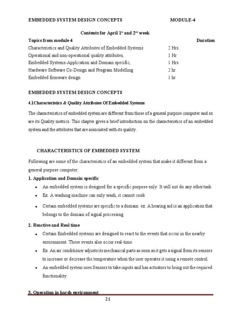 Module4 Notes | PDF | Washing Machine | Embedded System