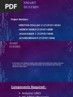 Project Report On SMART DUSTBIN | PDF | Arduino | Ultrasound