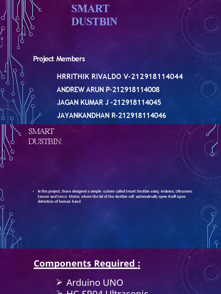 Smart Dustbin 2 | PDF