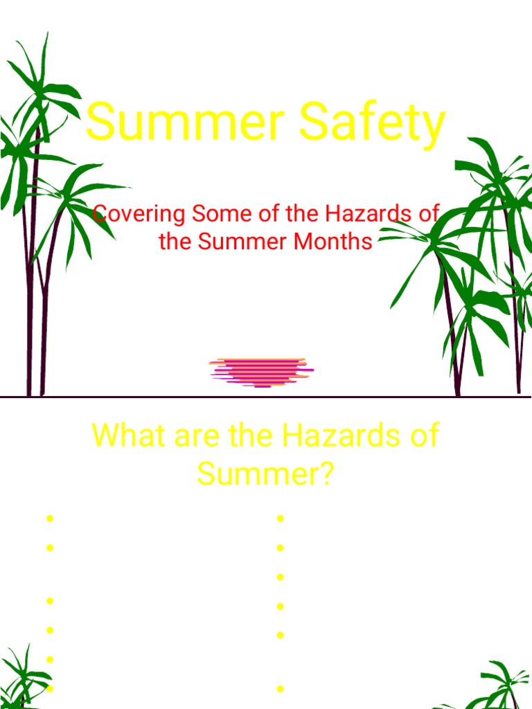 Summer Safety | PDF | Hyperthermia | Hypothermia