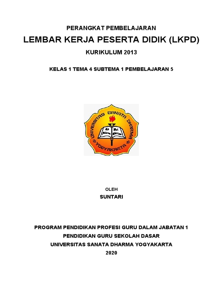 Lembar Kerja Peserta Didik (LKPD) : Perangkat Pembelajaran | PDF | Karier & Perkembangan | Griya ...