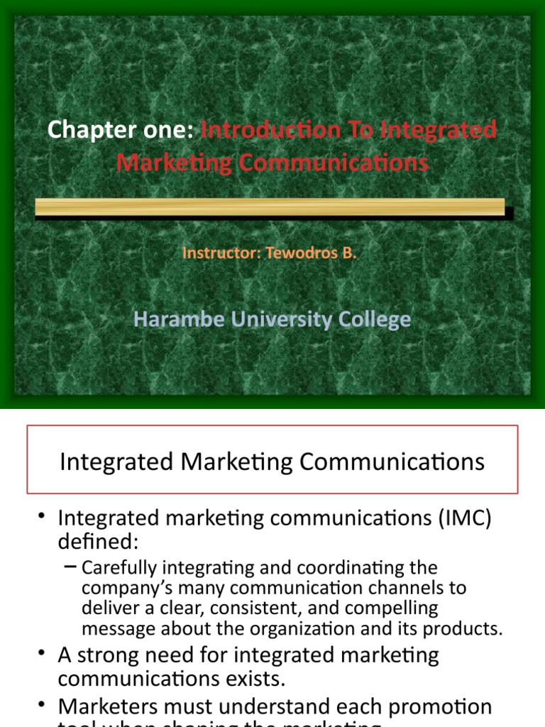 Chap 1 Marketing Communication | PDF | Marketing Communications | Sales