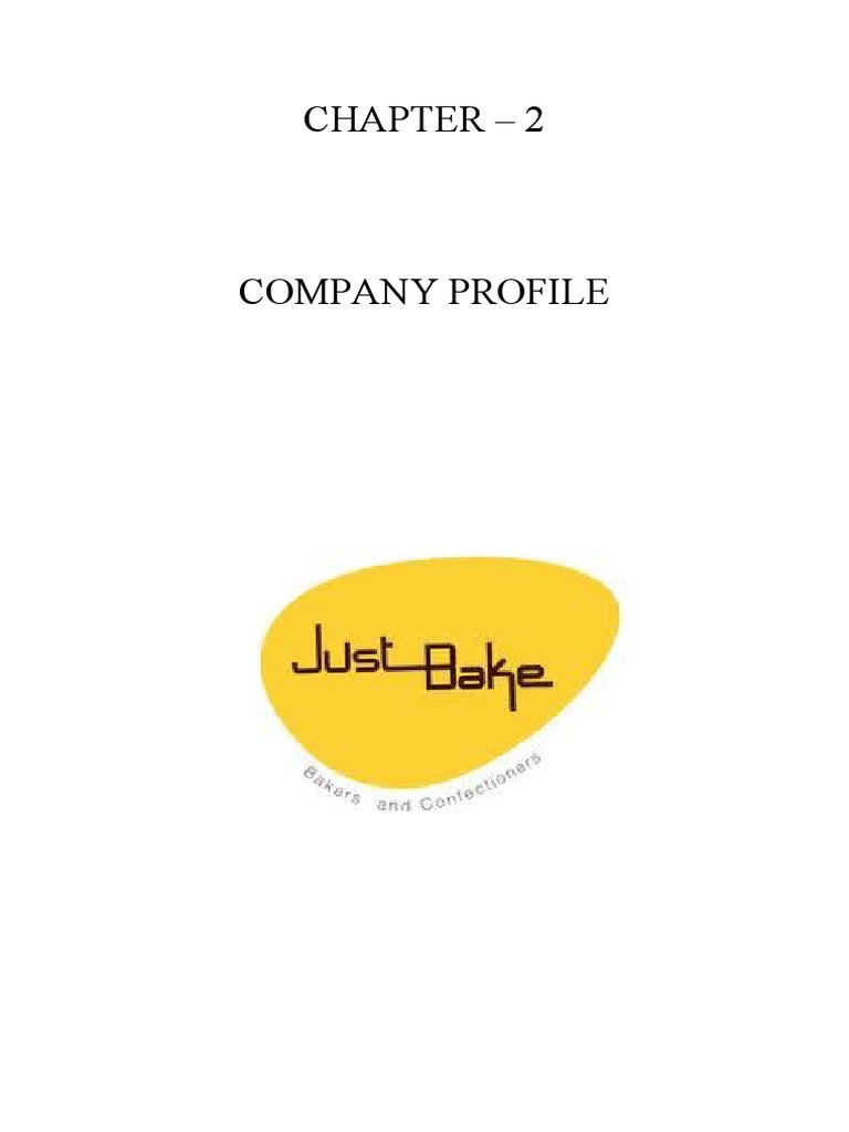 Company Profile | PDF | Bakery | Breads