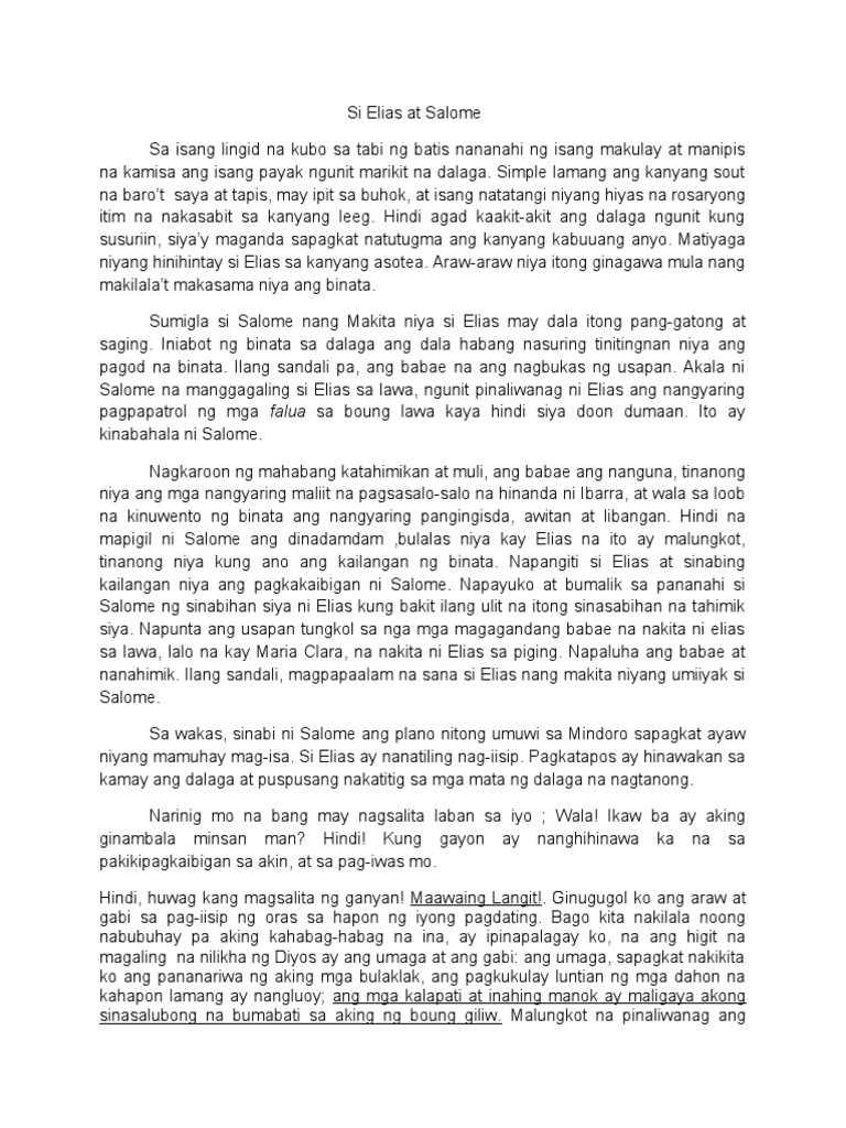 Si Elias at Salome | PDF