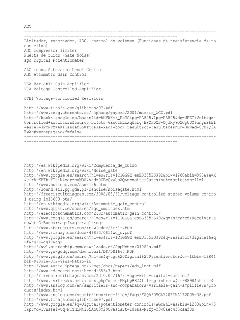 AGC | PDF | Signal Processing | Electrical Engineering