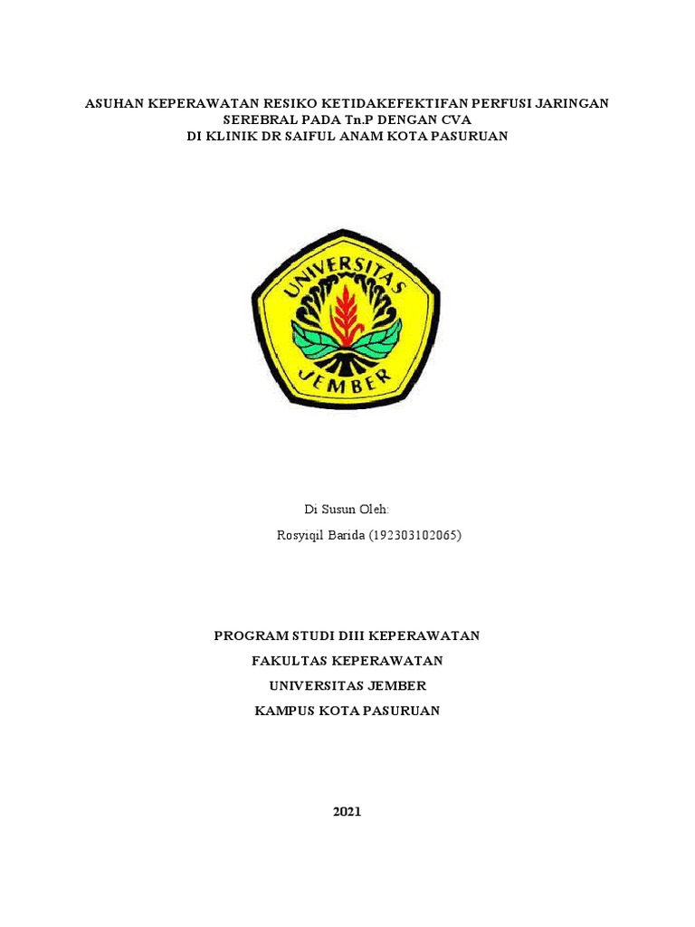 LP Dan Askep Cva | PDF
