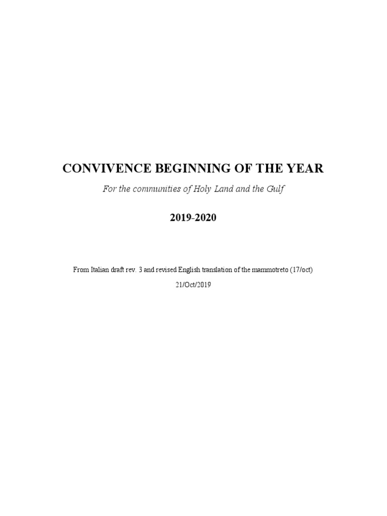 Convivence 2019 | PDF | Eternal Life (Christianity) | Pope John Paul Ii