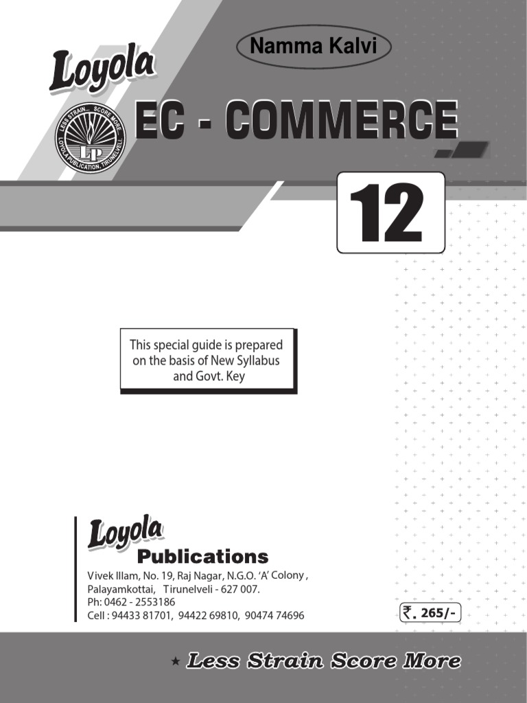 Namma Kalvi 12th Commerce Loyola Guide em 219222 | PDF | Hierarchy ... Namma Kalvi 12th Commerce Loyola Guide em 219222 | PDF | Hierarchy ...