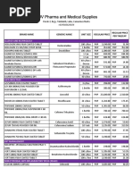 Mercury Drug Medicine Price List 2023 | PDF | Wellness