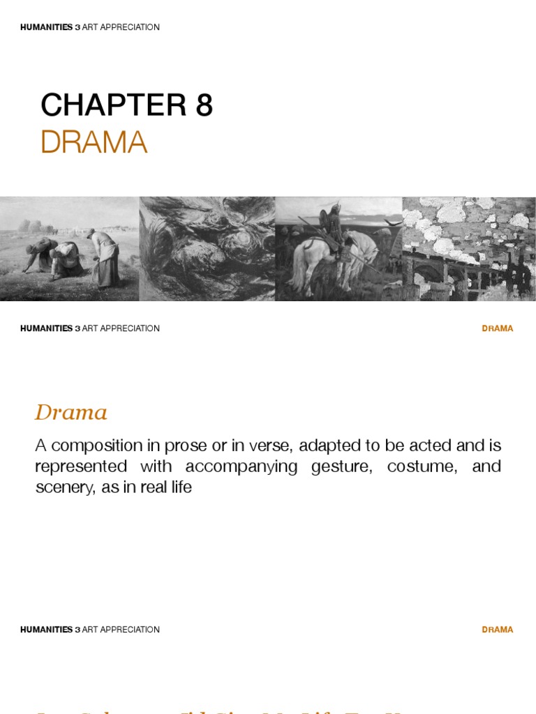 Drama: Humanities 3 Art Appreciation | PDF | Art