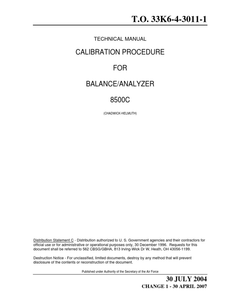 Calibration Manual for 8500C Analyzer | PDF | Amplitude | Calibration