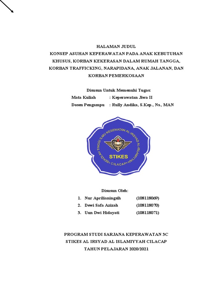 Askep Abk, KDRT, Narapidana, Trafficking, Pemerkosaan, Anak Jalanan | PDF
