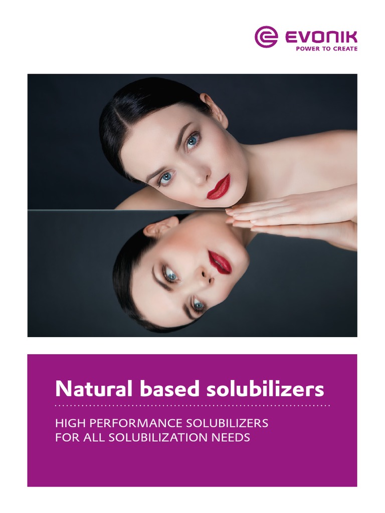 Natural Based Solubilizers Evonik Pp8 | PDF | Foam | Perfume