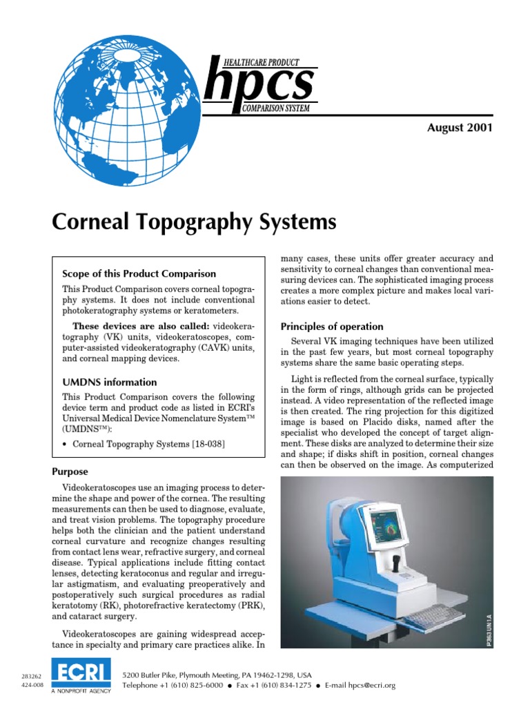 Corneal Topography Systems | PDF | Human Eye | Ophthalmology
