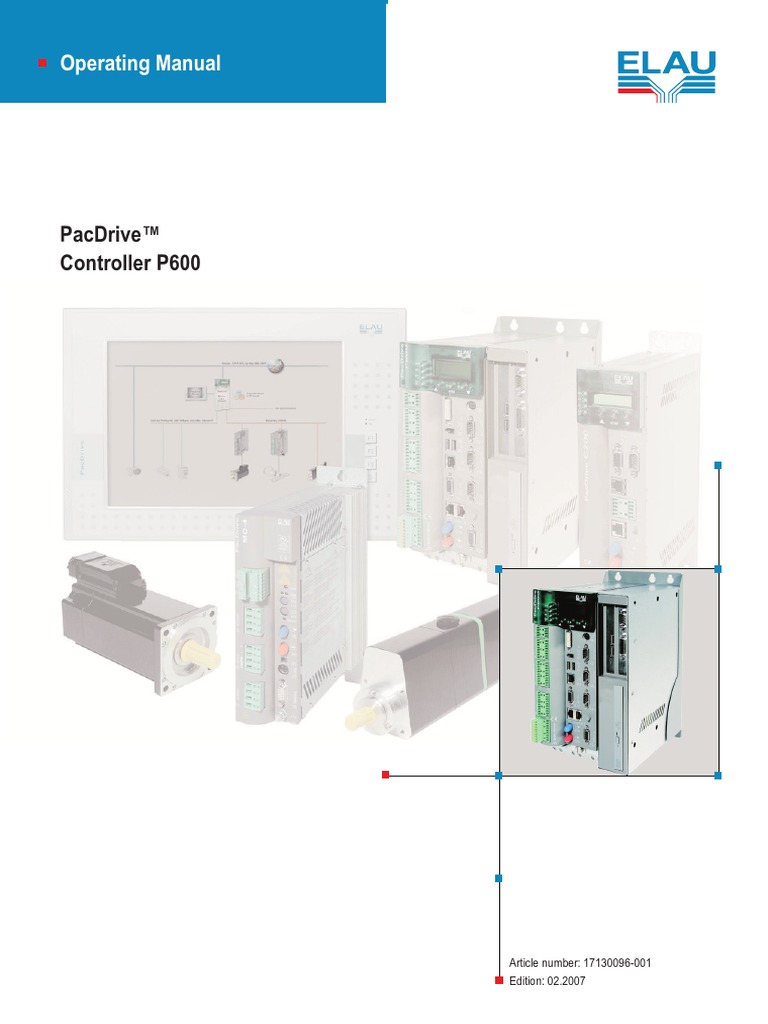 Pacdrive Controller P600: Operating Manual | PDF | Programmable Logic ...