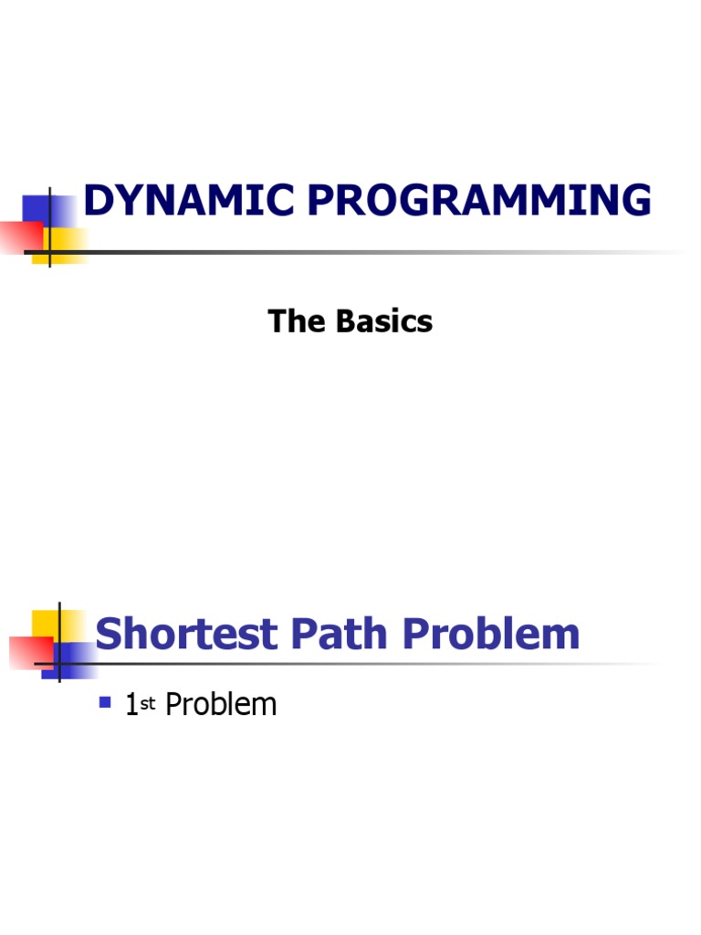 Dynamic Programming: The Basics | PDF | Systems Science | Systems Theory