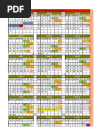 Aramco Operational Calendar 2025-2026 | PDF