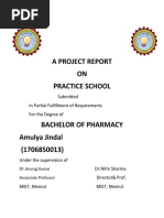 8th Sem Project Final | PDF | Insulin | Diabetes