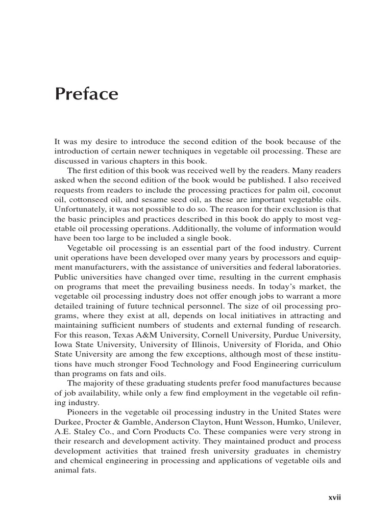 Vegetable Oil Processing Insights Pdf Vegetable Oil Oil