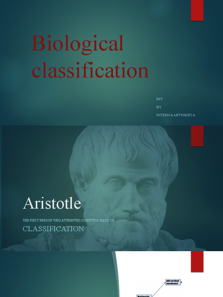 The Evolution of Biological Classification from Aristotle to the Five ...