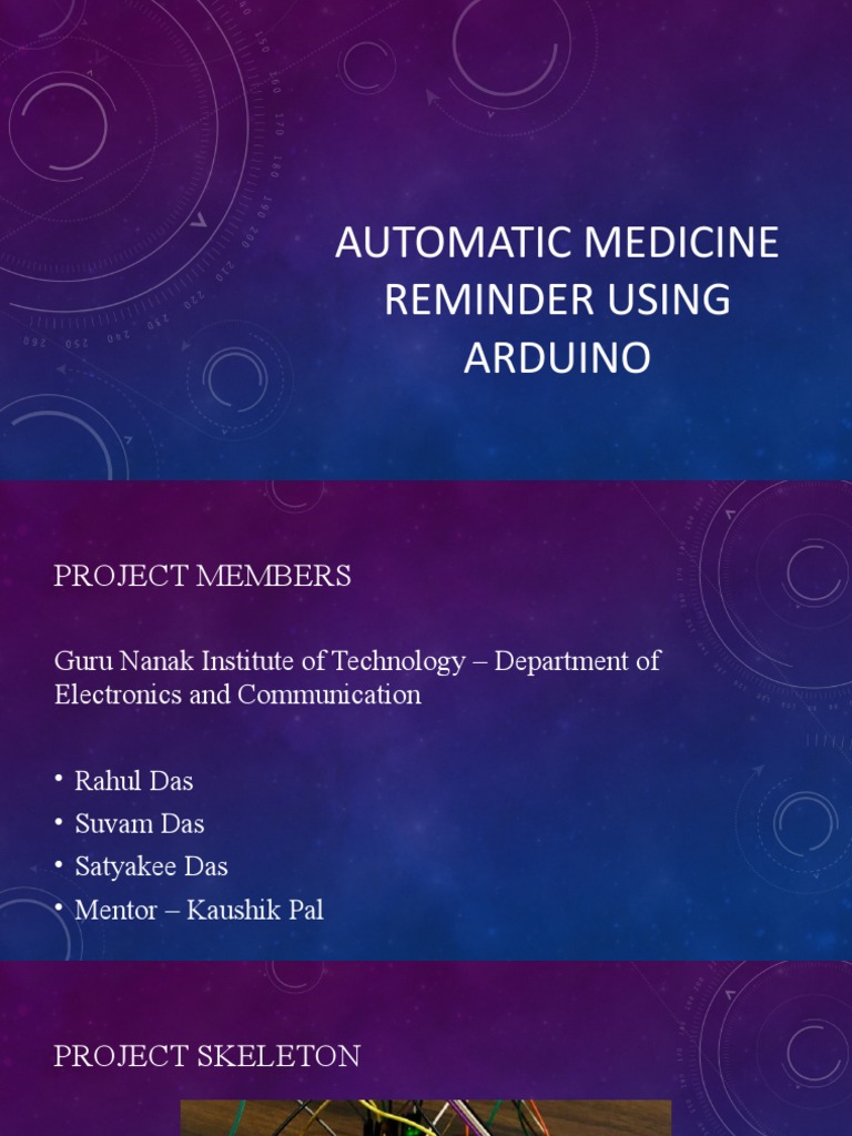 Medicine Reminder Using Arduino | PDF | Art