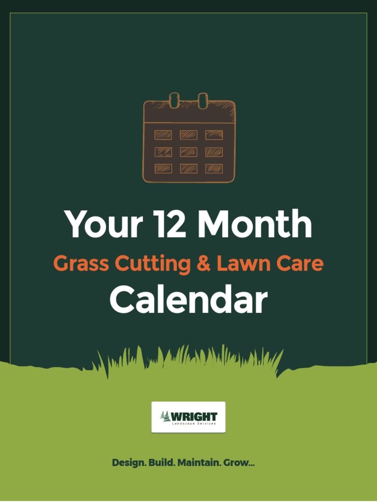 Your 12 Month Calendar: Grass Cutting & Lawn Care | PDF | Lawn | Mower