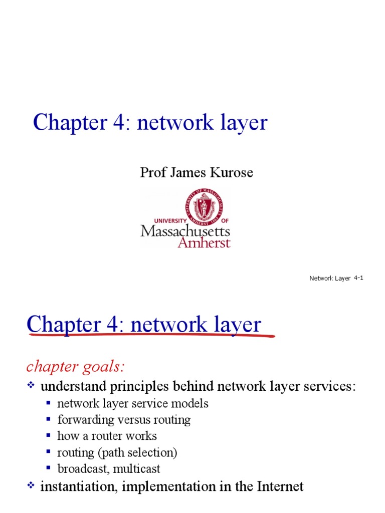 Chapter4 - L4NETWORK L | PDF | Internet Protocols | Router (Computing)