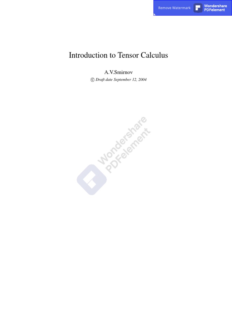 Mathematics Calculus of Variations | PDF | Tensor | Divergence
