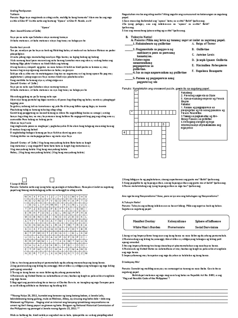 Araling Panlipunan Last Module | PDF