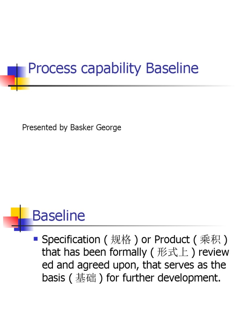 Process Capability Baseline | PDF | Project Management | Information ...