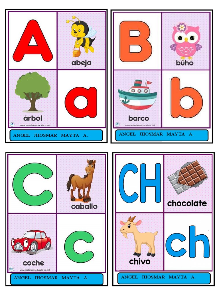 Cartilla Abecedario | PDF