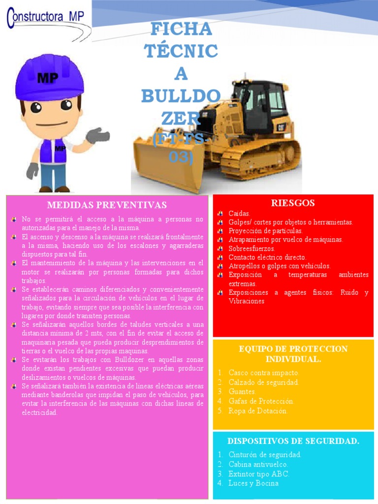Fs-ft-03. Ficha Tecnica Bulldozer | Download Free PDF | Science | Ingeniería