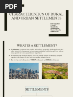 Settlement Geography Study Notes G12 | PDF | Agriculture | Urbanization