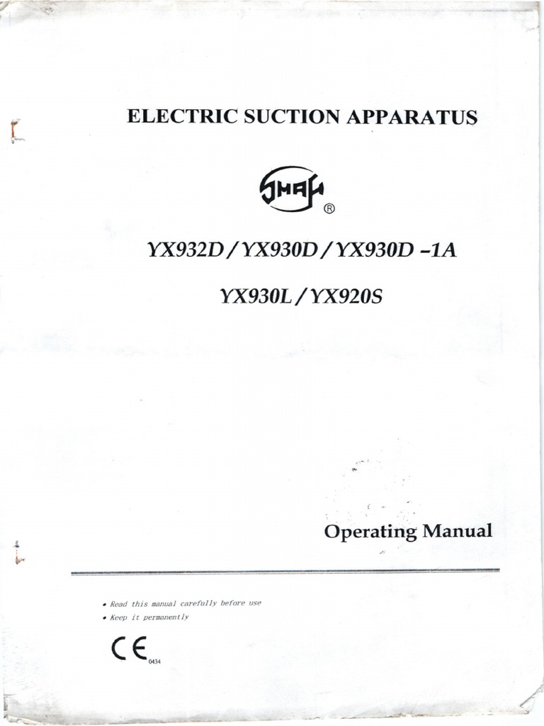 Aspirador Smaf Yx930d | PDF | Gases | Atmosphere