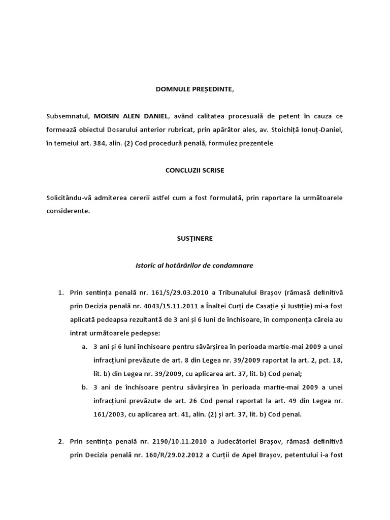 Concluzii Scrise - Moisin Alen Daniel | PDF