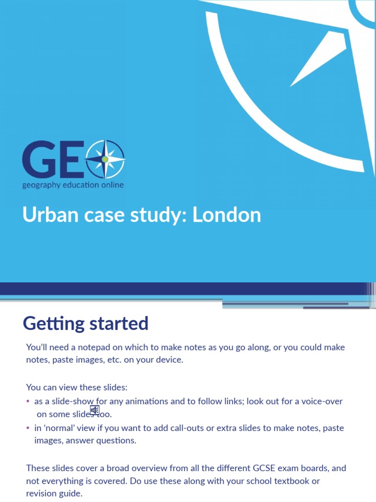 GA GEO GCSE Urban Case Study London Final | PDF | London | Business